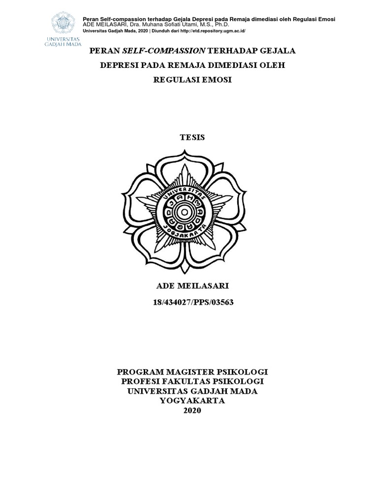Judul Tesis Psikologi | PDF