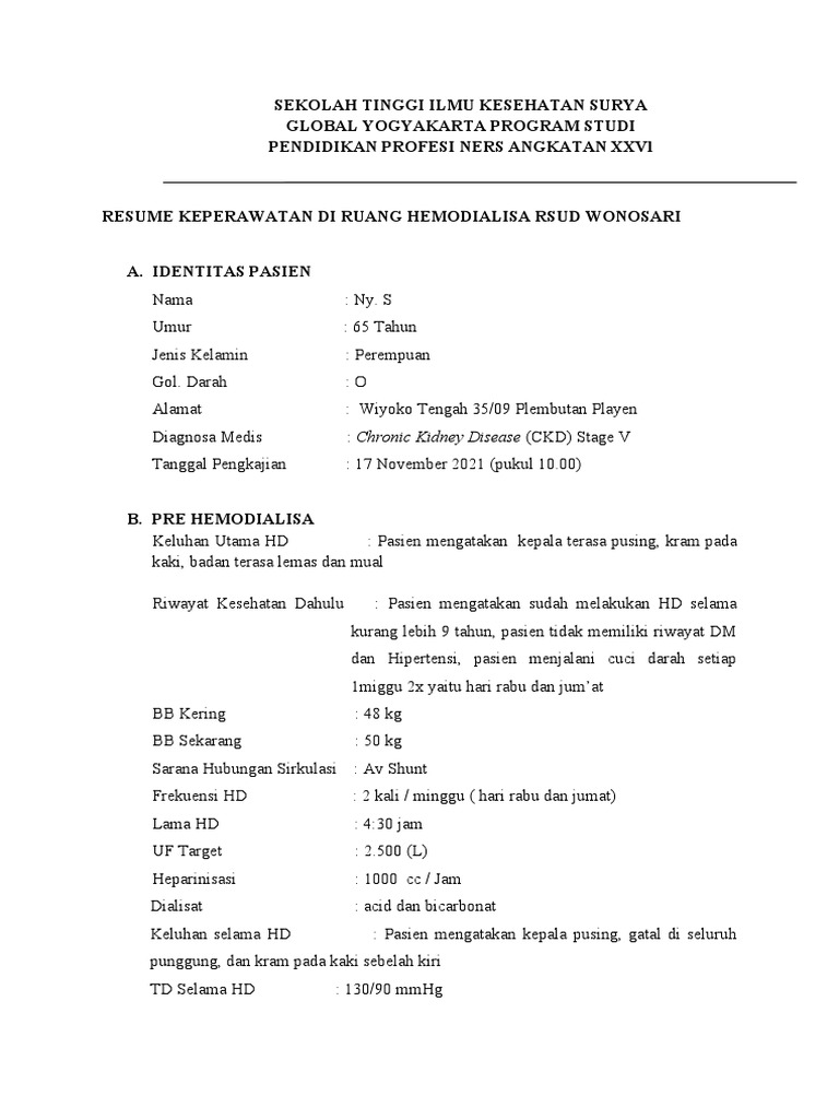 Resume HD Asri | PDF