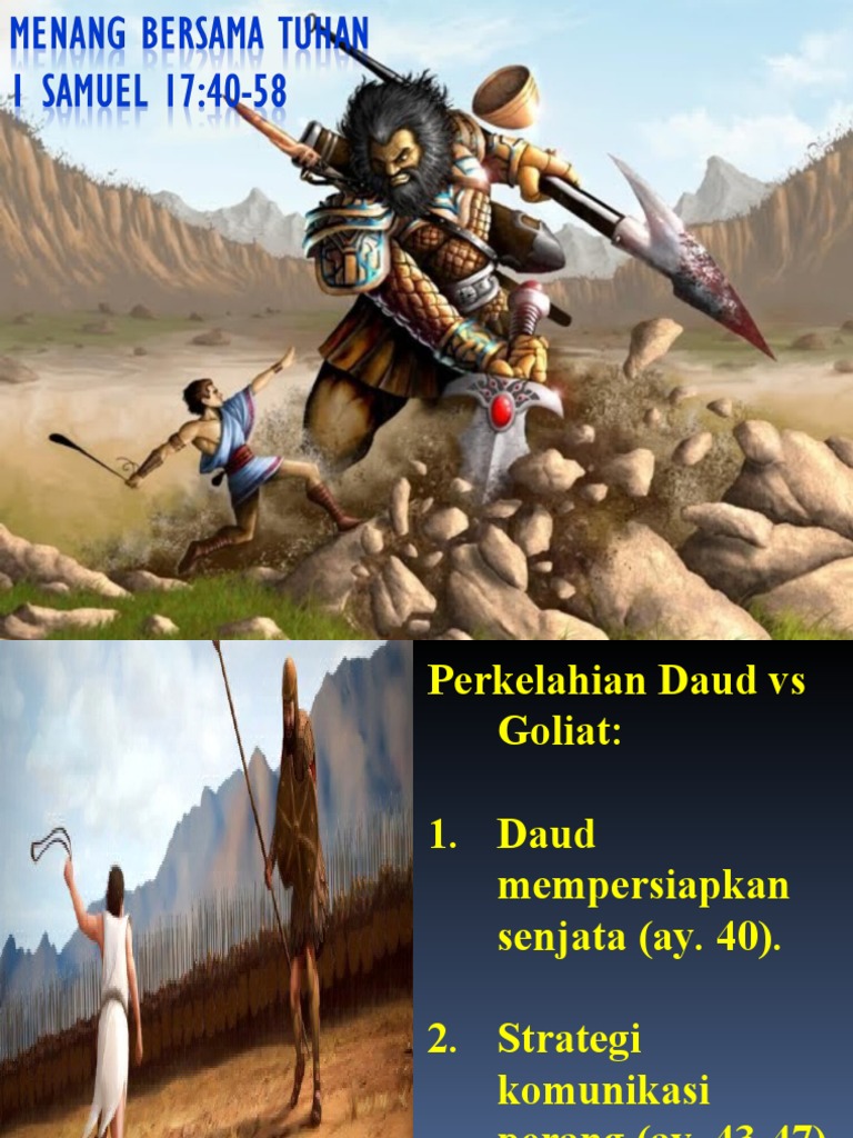 Strategi Kemenangan Daud atas Goliat | PDF