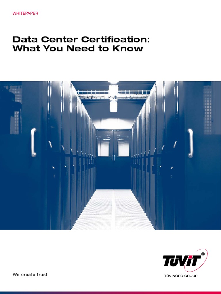 Tuvit Whitepaper Data Center Tsi En50600 | PDF | Audit | Evaluation