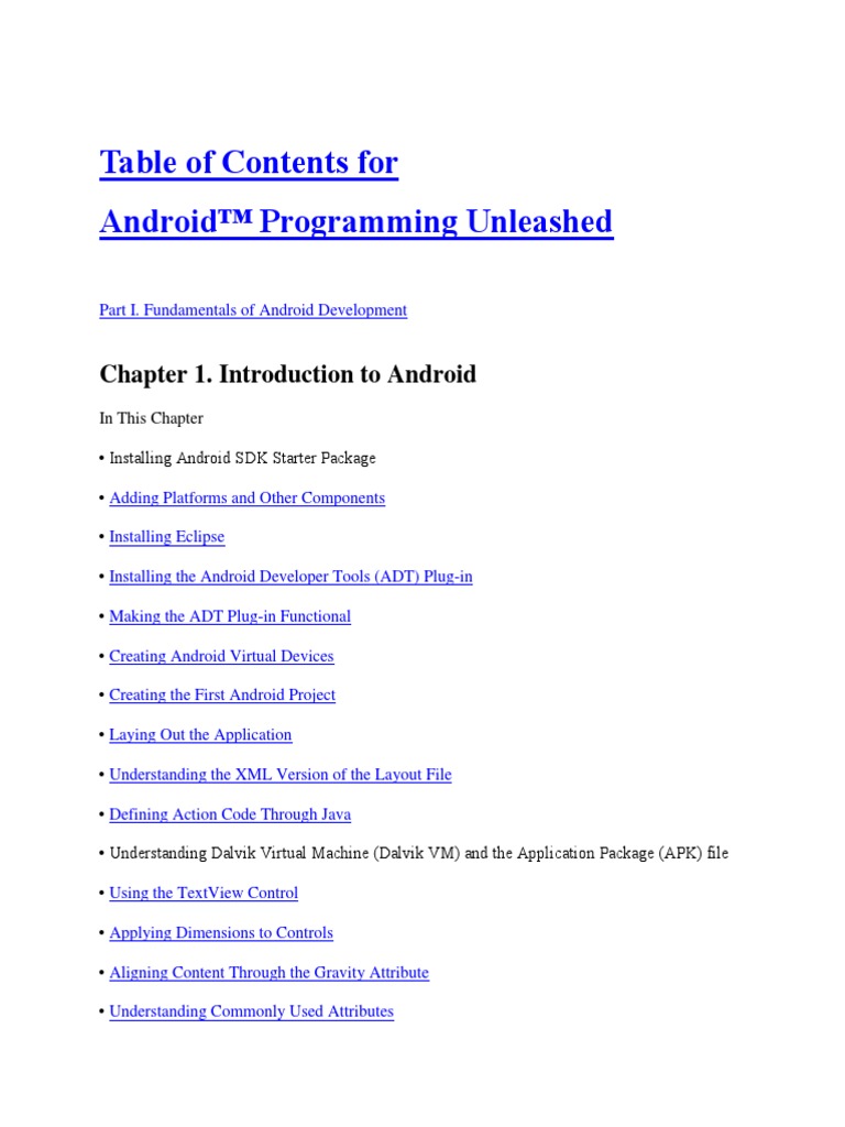 Mobile Application Development (Android) | PDF | Eclipse (Software) | Android (Operating System)