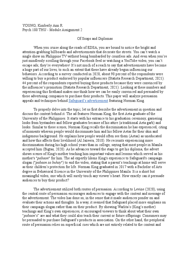 Soaps-Diplomas | PDF | Persuasion | Advertising