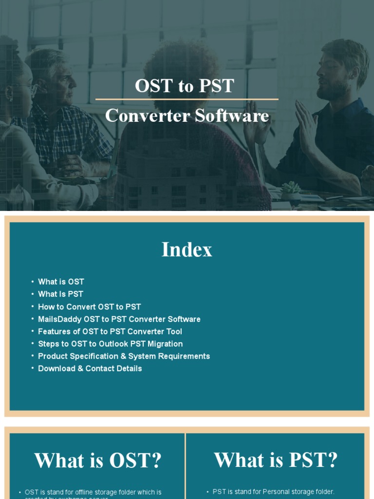 Microsoft OST To PST Converter | PDF | Microsoft Outlook | Computer File