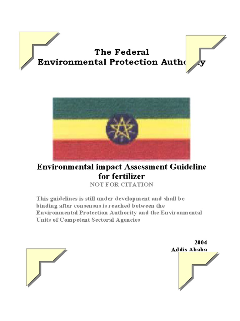 Impact Assessment Guideline For Fertilizers | PDF | Fertilizer | Soil