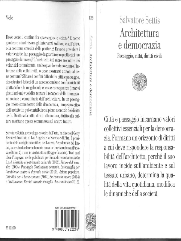 Architettura e Democrazia - Settis | PDF