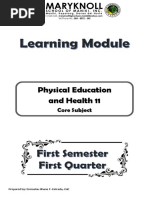 PRINCIPLE OF PHYSICAL ACTIVITY - Module | PDF | Strength Training ...