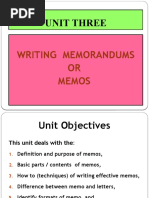 Types of Memorandum | PDF | Memorandum | Reading Comprehension