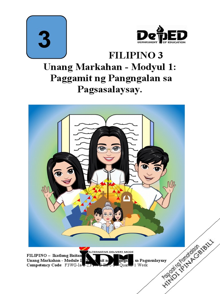 Filipino 3-MODYUL 1-3 1ST QUARTER DIGNA C. ESTRADA | PDF