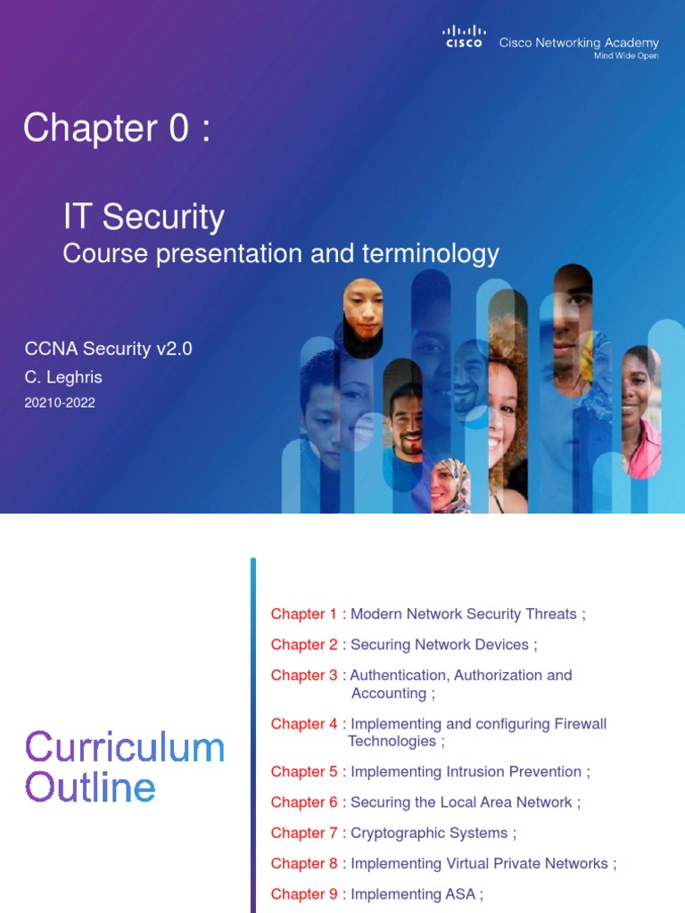 IT Security-Ch0-Course Presentation & Terminology | PDF | Cisco Certifications | Computer Network
