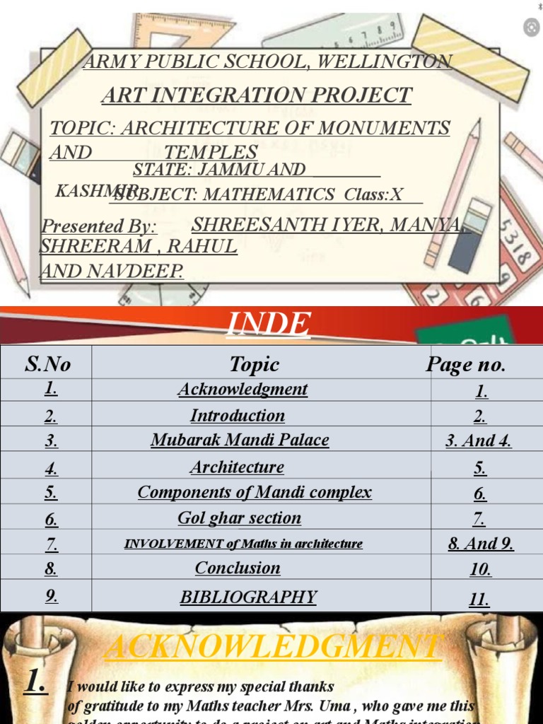 Maths Art Integrated Project | PDF