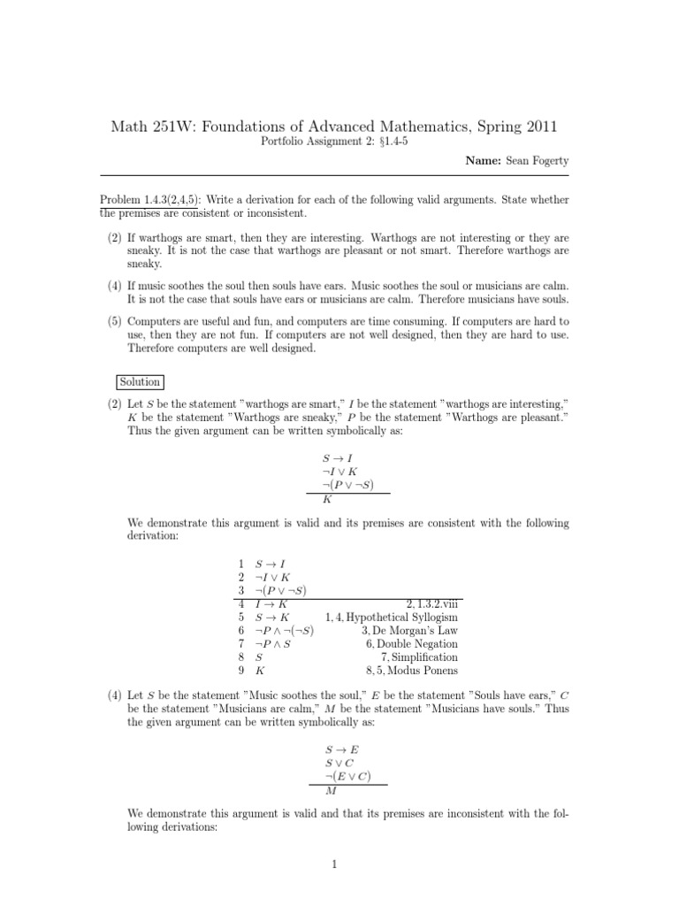 1 4-5 | PDF | Syntax (Logic) | Argument