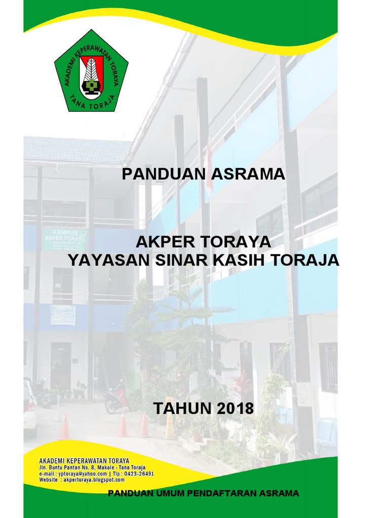 Panduan Asrama Mahasiswa Toraja | PDF
