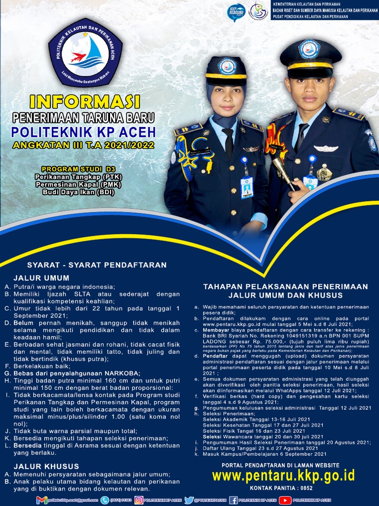 Brosur 2021 Poltek KP Aceh | PDF