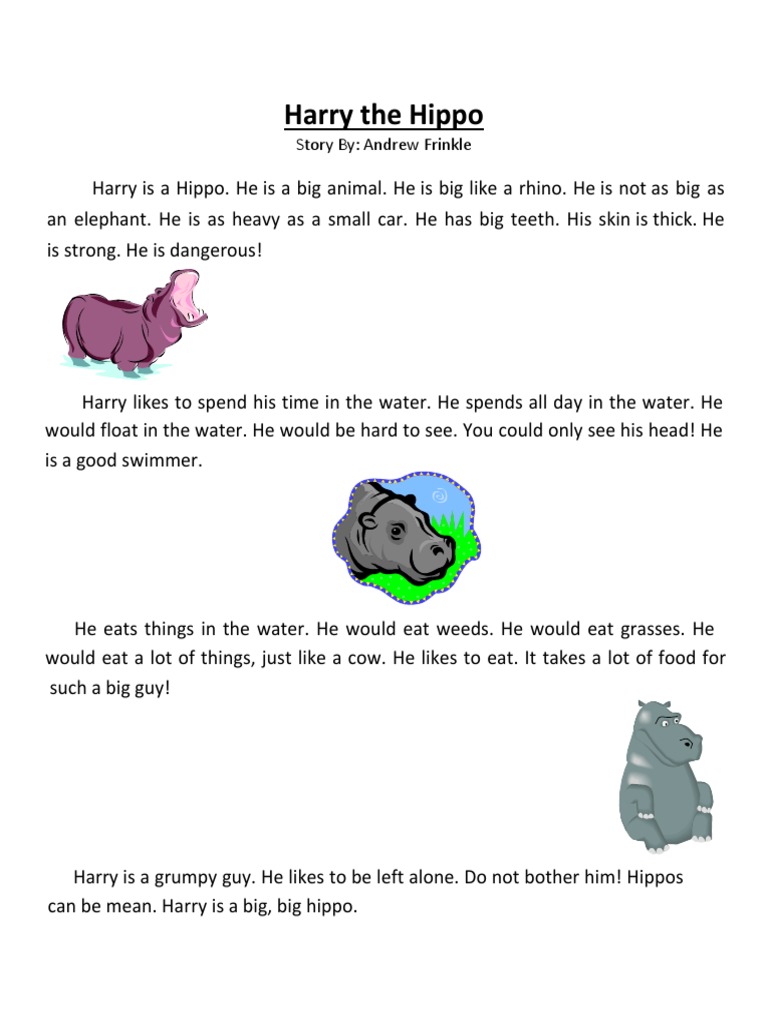 Harry The Hippo | PDF | History | Mystery, Thriller & Crime Fiction