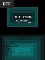 RPI and RPA Concept | PDF | Dentures | Dentistry Branches