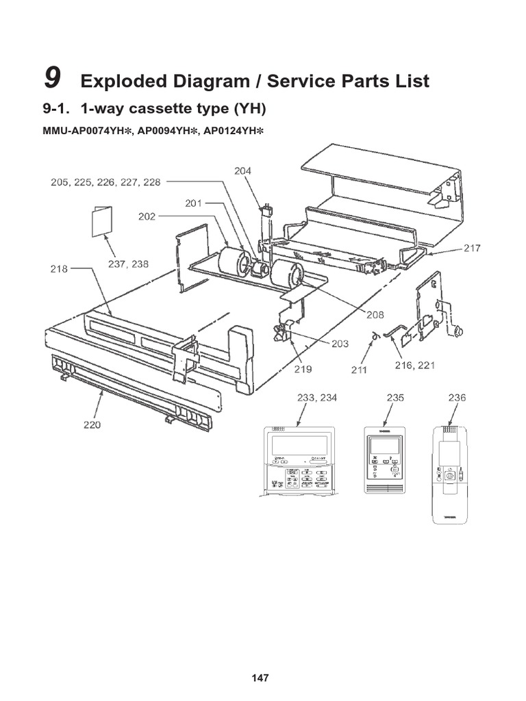 Exploded Diagram and Service Parts List for Multiple Unit Mini Heat ...
