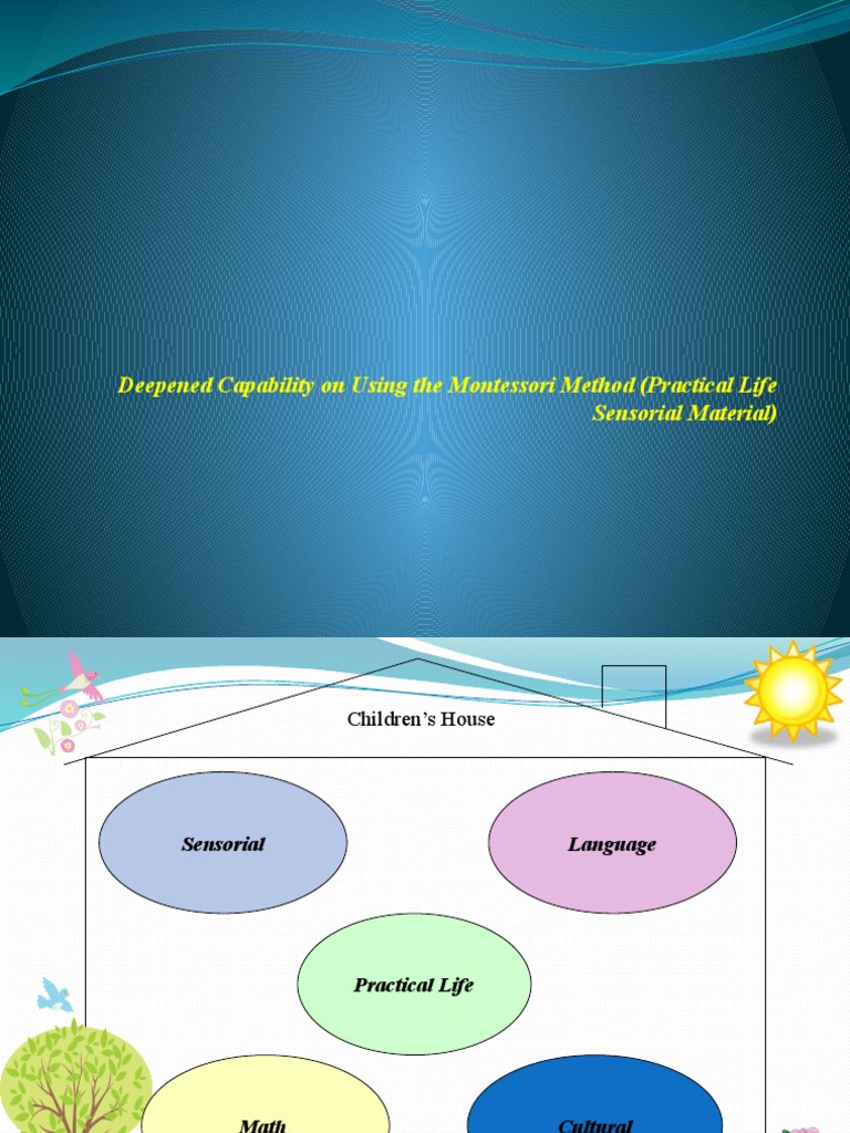 Montessori Practical Life & Sensorial Guide | PDF | Senses | Montessori ...