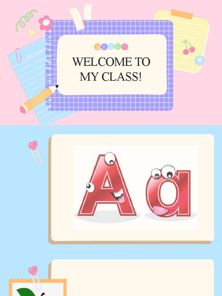Welcome To My Class | PDF