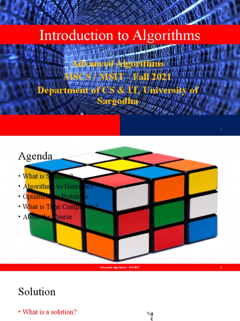 What Is Advance Algorithm Analysis | PDF | Time Complexity ...