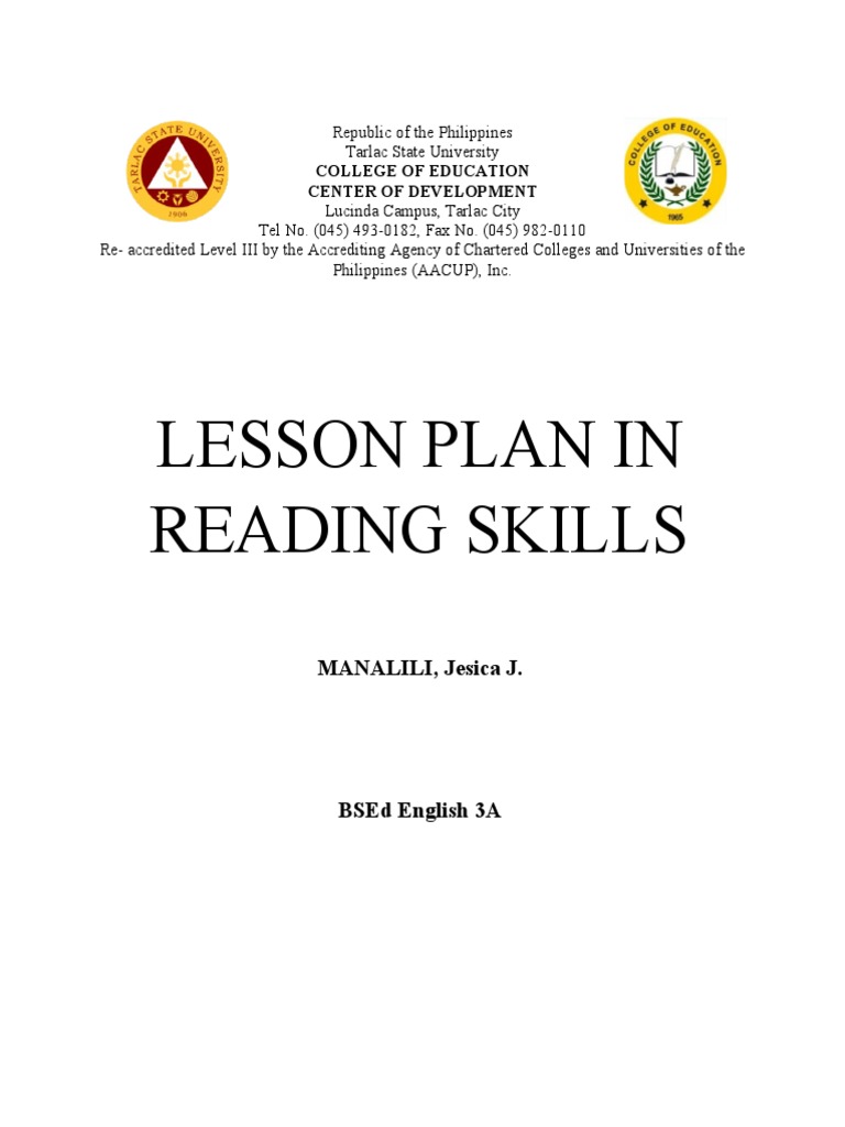 Reading Lesson Plan | PDF | Lesson Plan | Mining
