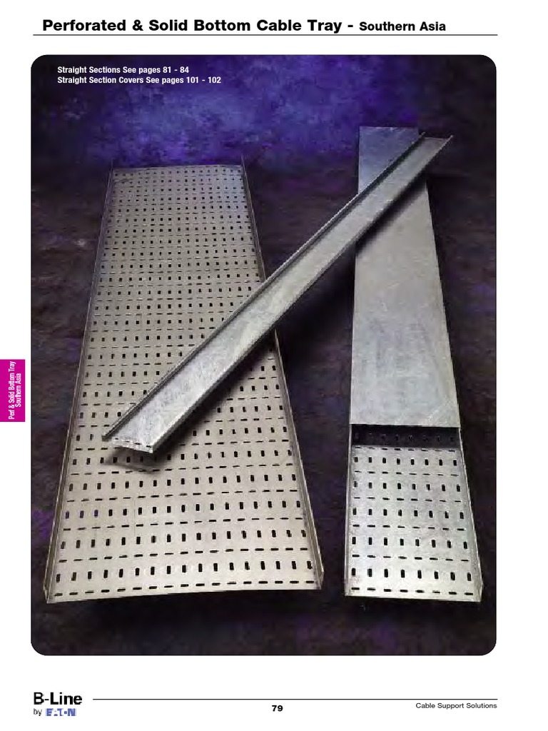 Cable Tray Dimensions and Standards | PDF | Length | Galvanization