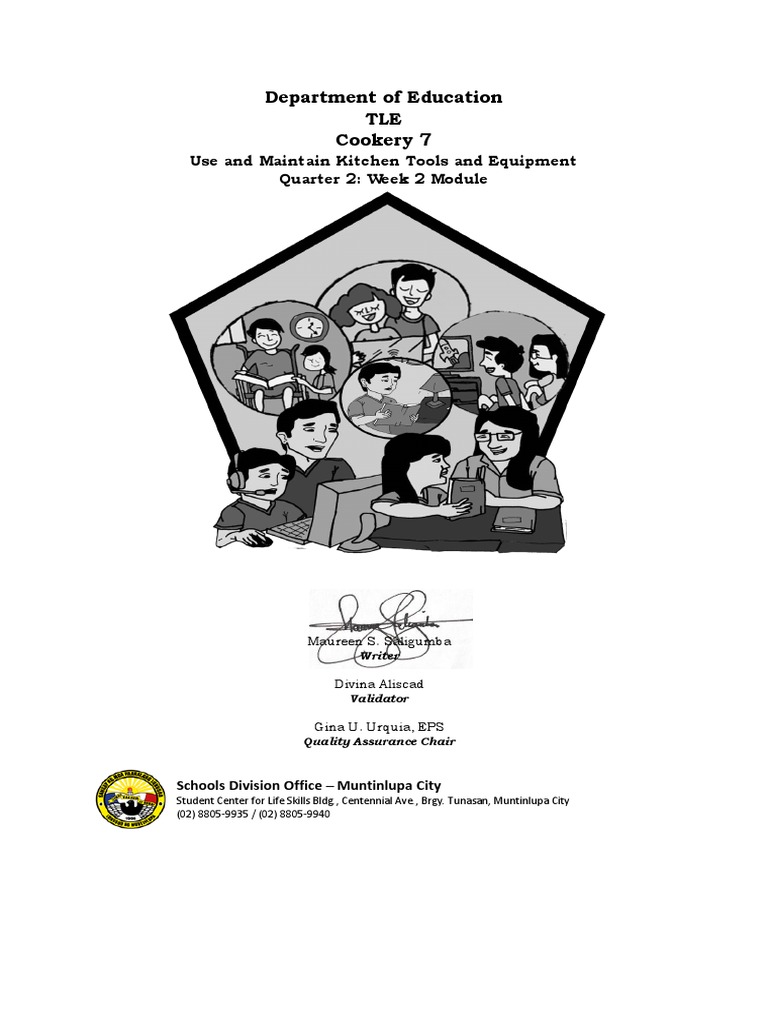 Tle - Cookery 7 - Q2 - W2 | PDF | Spoon | Kitchen Utensil