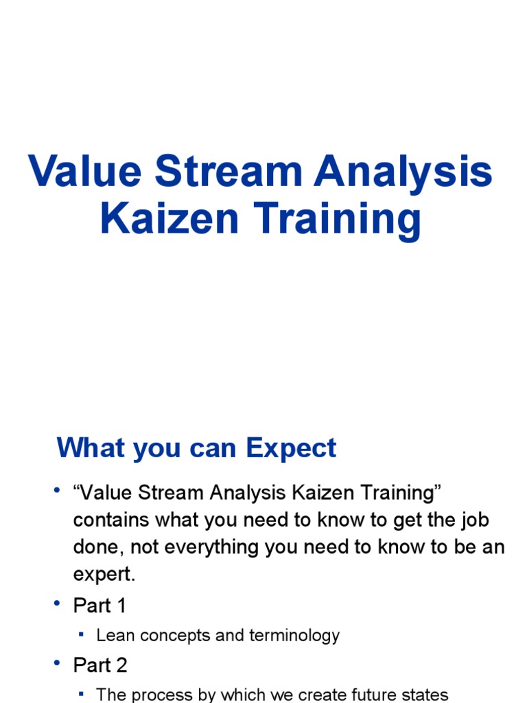 VSM Kaizen | PDF | Lean Manufacturing | Economies