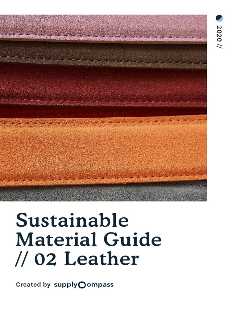 Sustainable Material Guide Leather | PDF | Leather | Materials