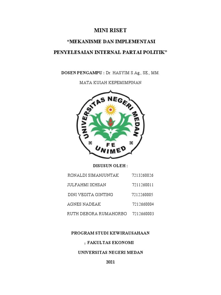 Mini Riset Kepemimpinan Kel 4 | PDF