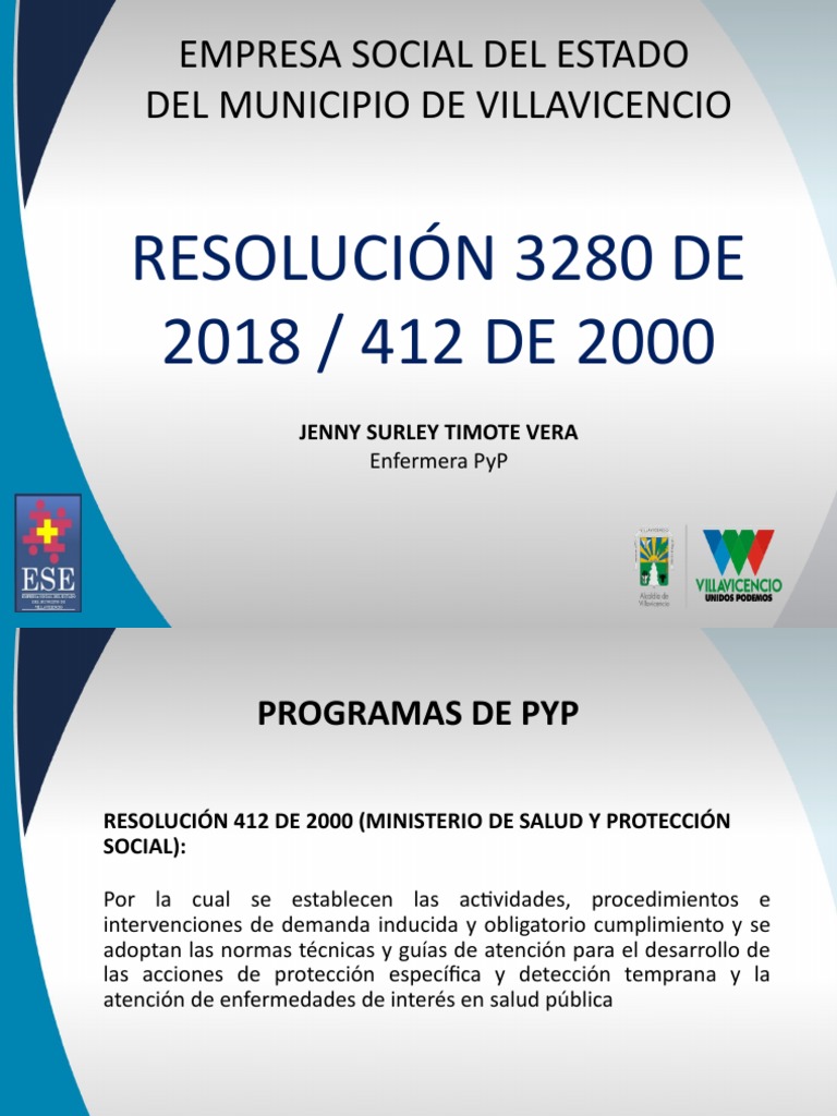 Induccion Personal Pyp 2019 3280 de 2018 | PDF | El embarazo | Planificación familiar