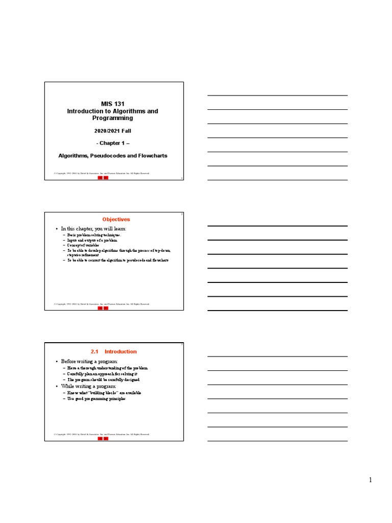 MIS 131 - Week1 Algorithms | Download Free PDF | Interest | Algorithms
