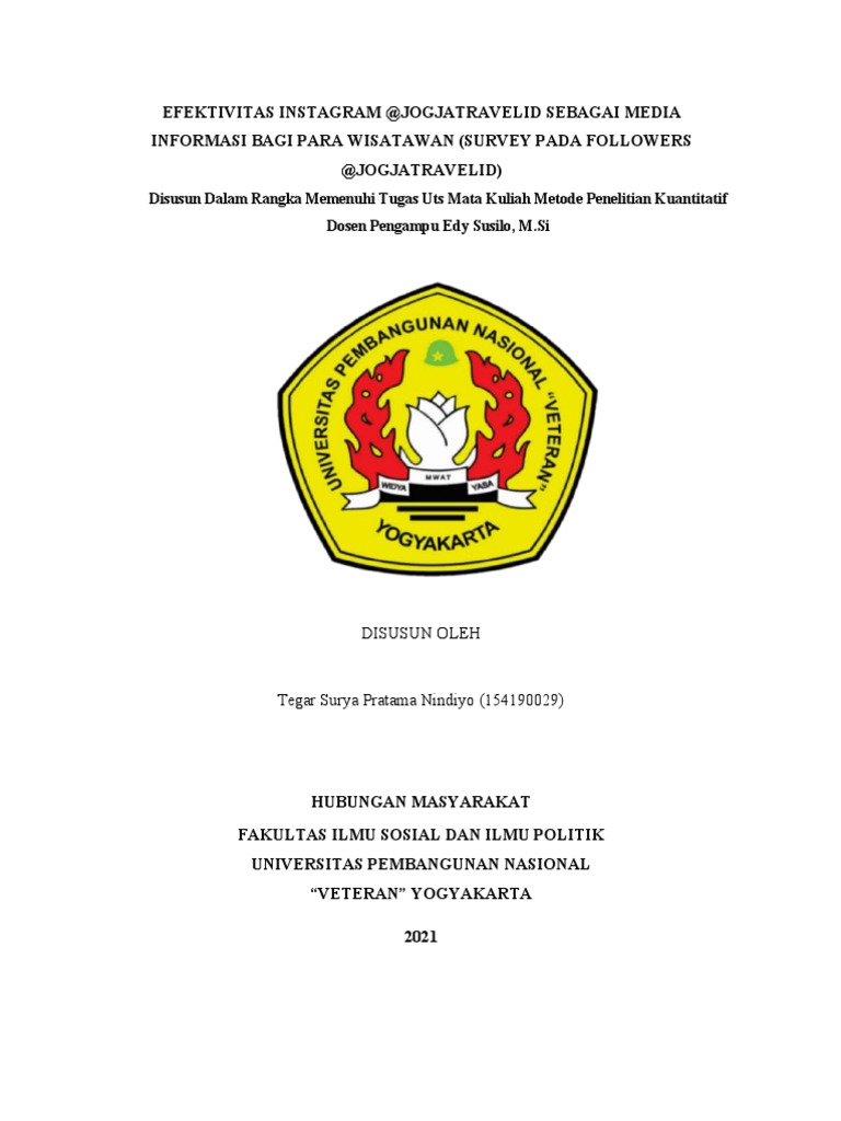 Uts Metopen Kuanti | PDF | Ilmu Sosial