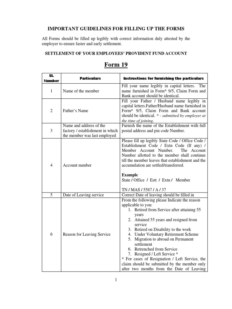 Instructions For Form 19 | PDF | Business