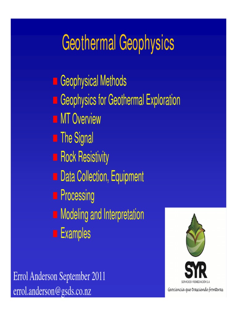 Geothermal Geophysics CELEC | PDF | Geophysics | Porosity