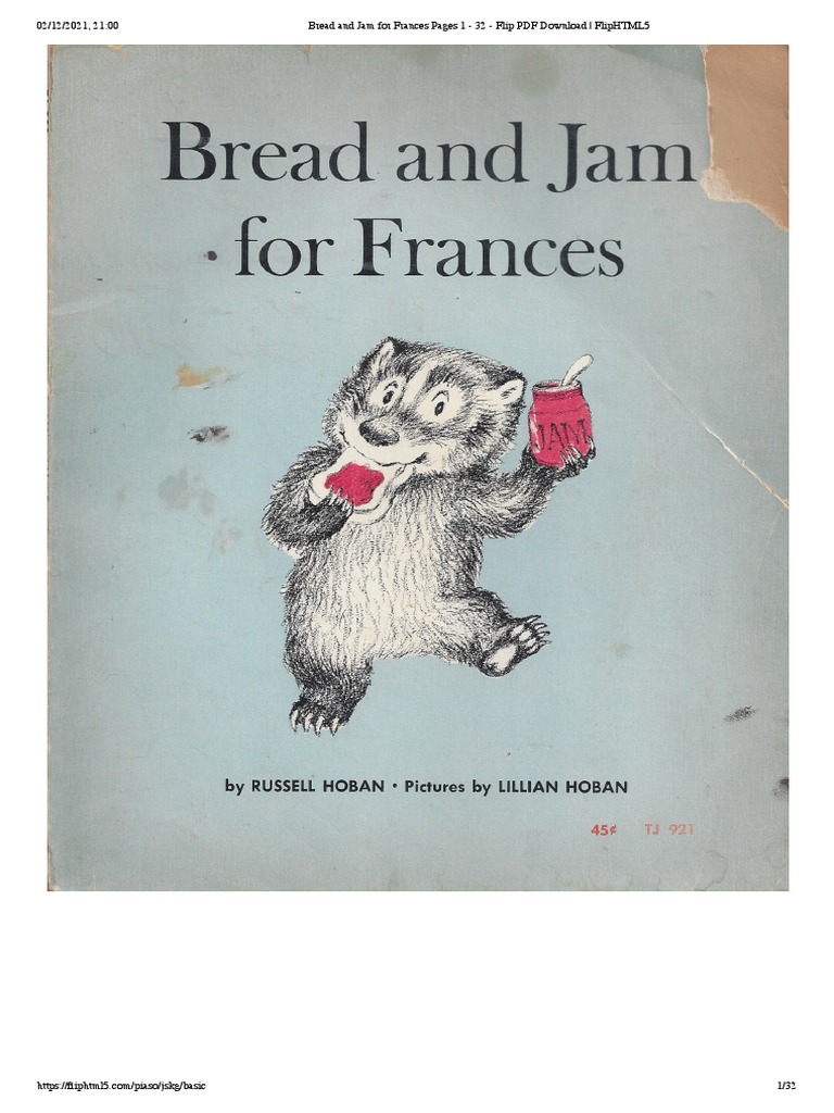 Bread and Jam For Frances Pages 1 - 32 - Flip PDF Download - FlipHTML5 ...