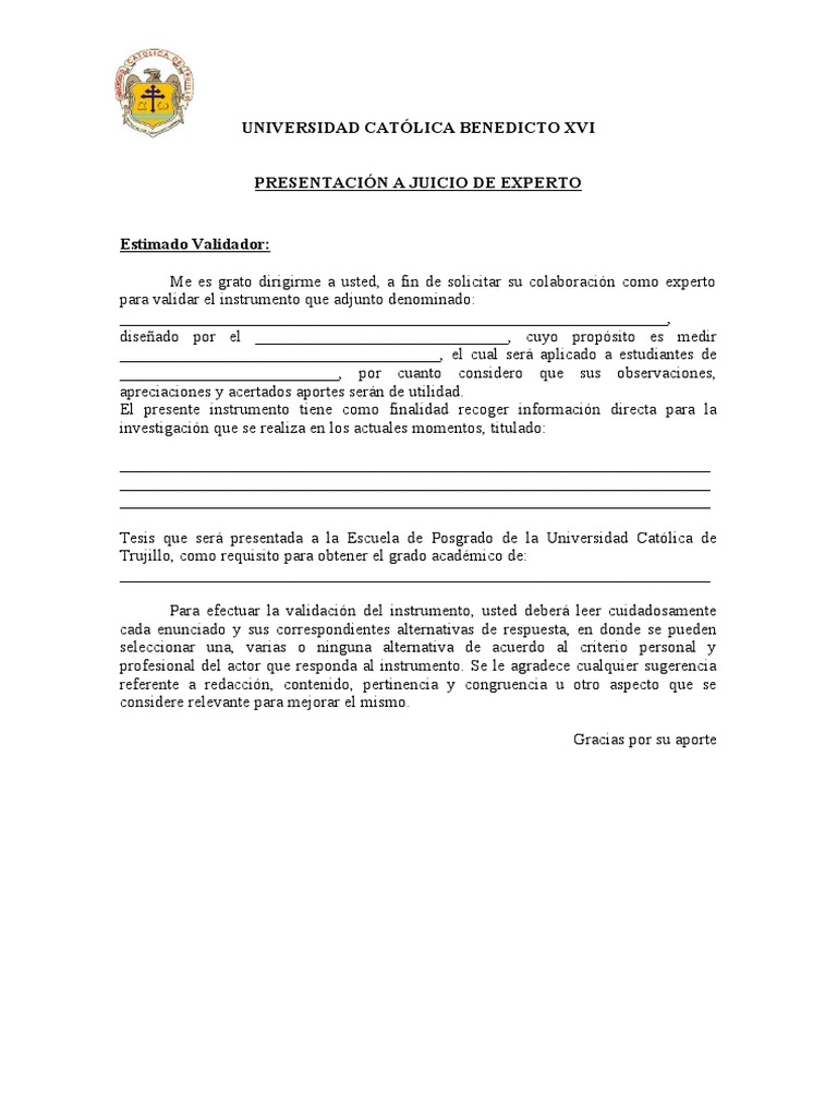 Protocolo de Validación | PDF