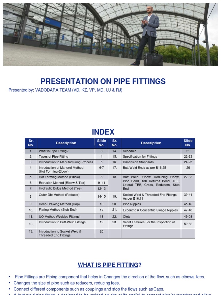 Pipe Fittings | PDF | Pipe (Fluid Conveyance) | Extrusion