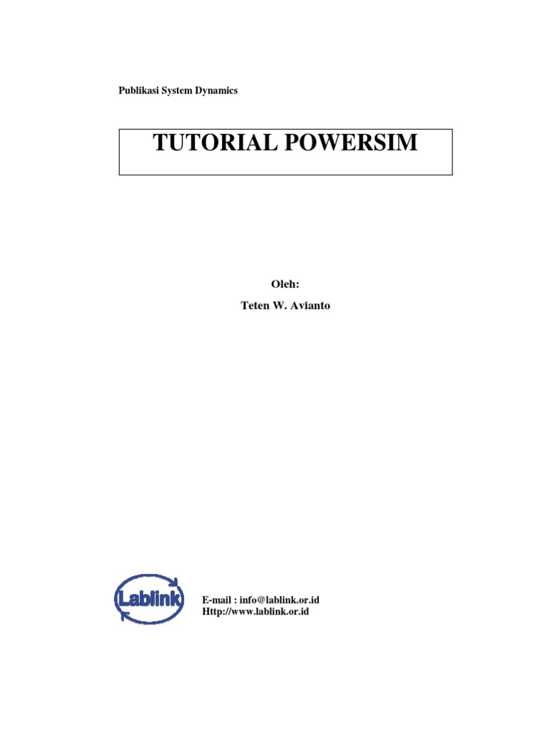 Belajar Powersim Constructor | PDF