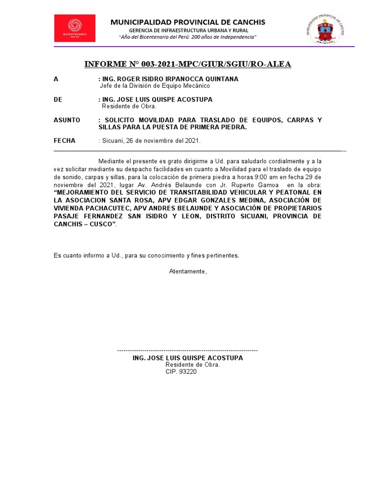 Informe de Movilidad | PDF | America latina | América del Sur