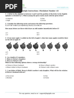 Logiqids Mental Aptitude Olympiad | PDF