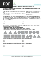 Logiqids Analytical Thinking Worksheets | PDF