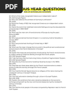 Picture-Based Questions, History, Grade-10 | PDF