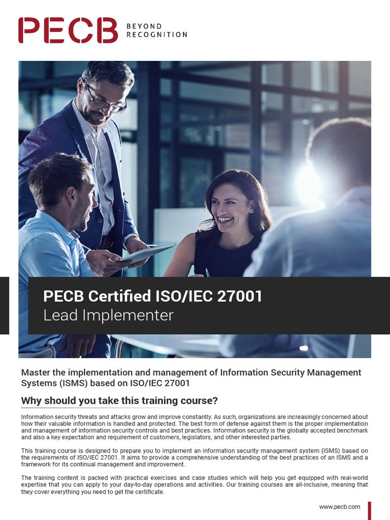 PECB Certified ISO/IEC 27001: Lead Implementer | PDF | Information Security | Audit