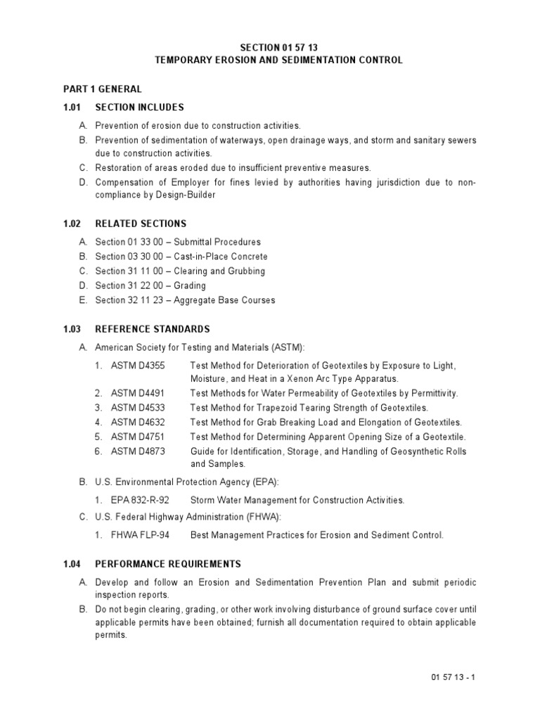 Temporary Erosion Control Guidelines | PDF | Surface Runoff | Erosion
