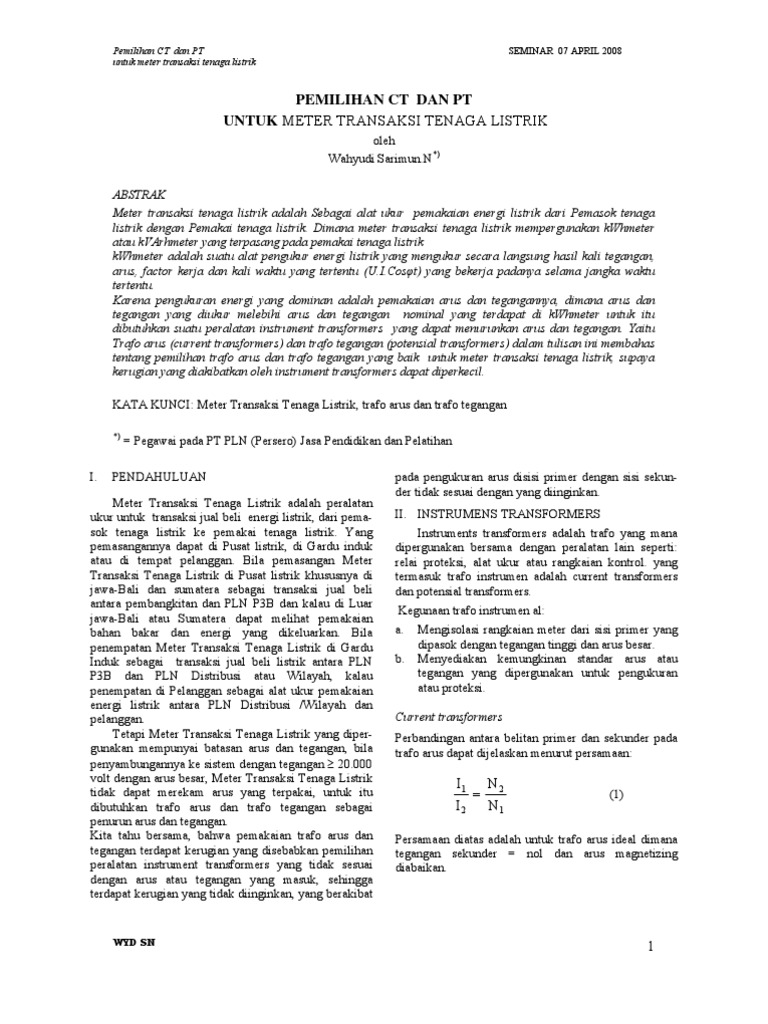 Pemilihan CT Dan PT | PDF | Komputer