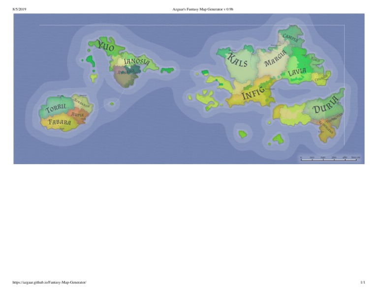 Azgaar's Fantasy Map Generator V 0.9b | PDF