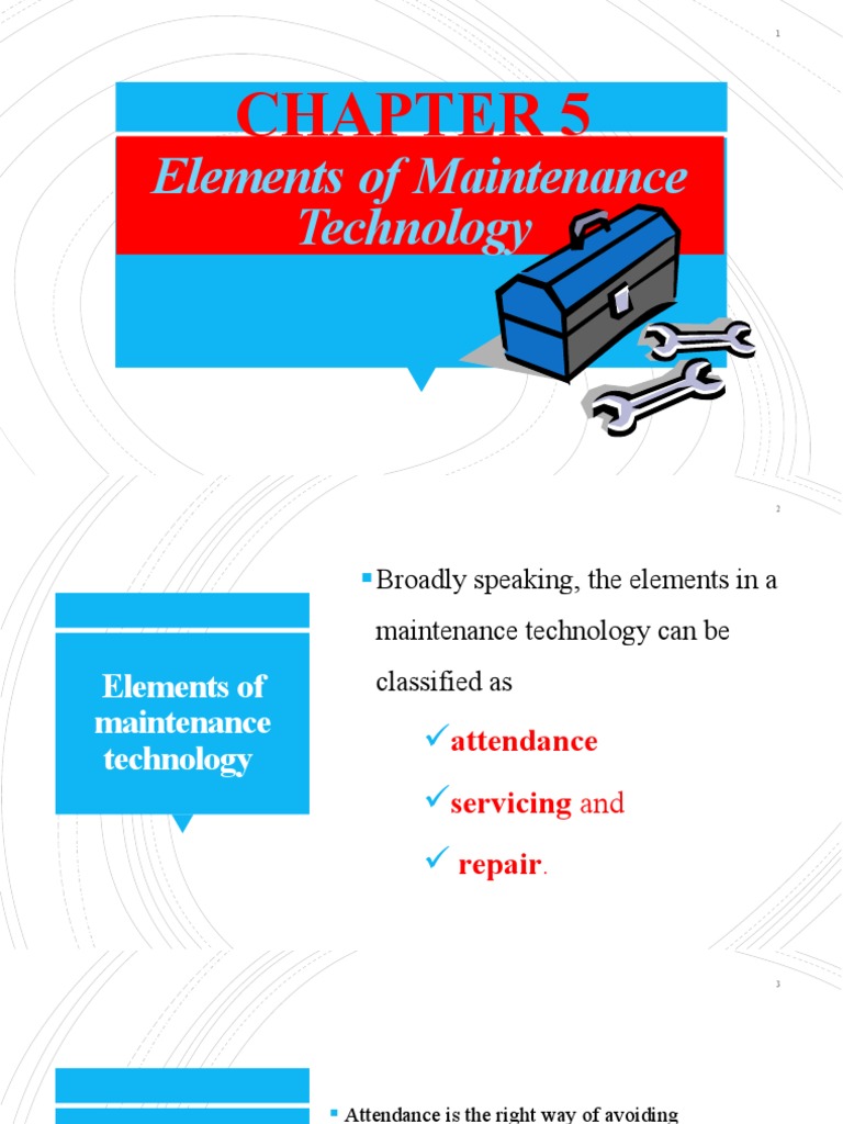 Elements of Maintenance Technology | PDF | Lubricant | Wear