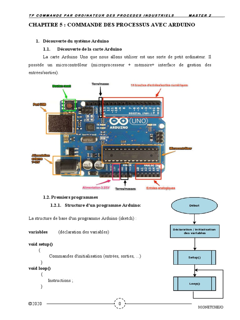 TP Cde Des Procedés | PDF | Arduino | Variable (informatique)