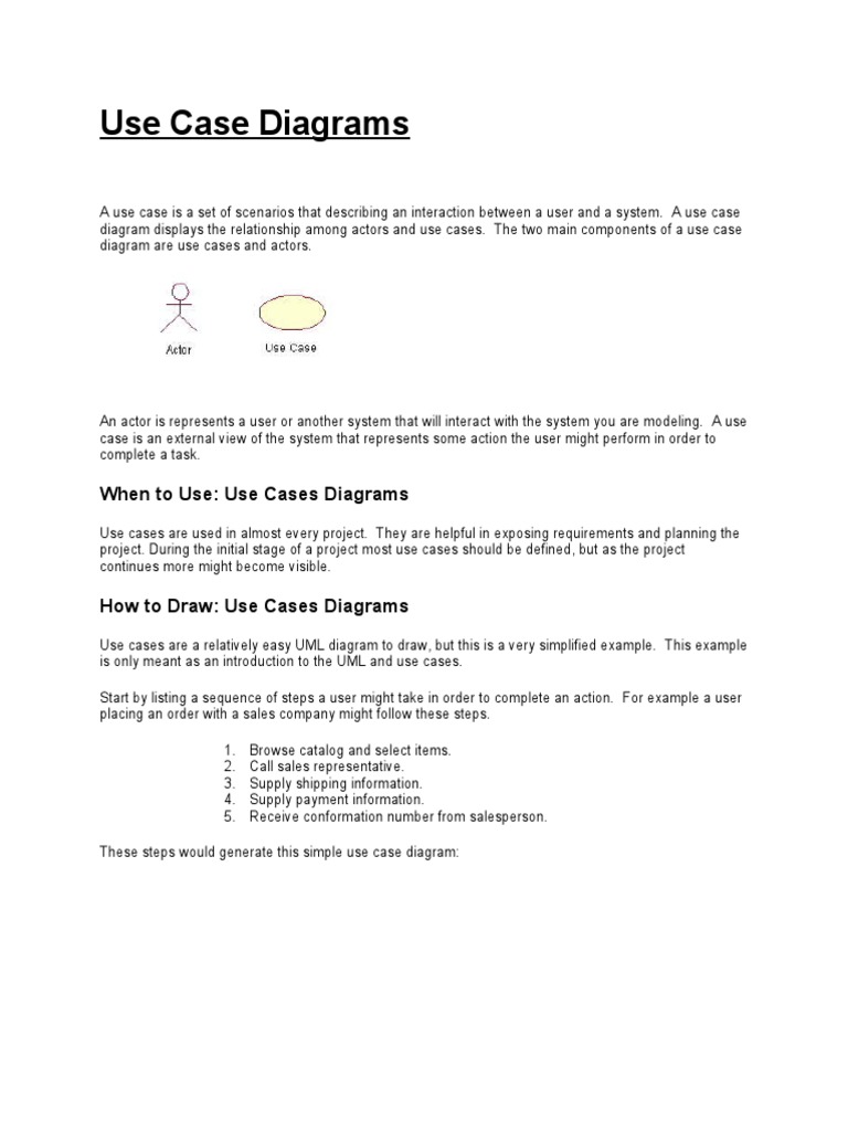 Use Case Diagrams | PDF | Use Case | Information Technology