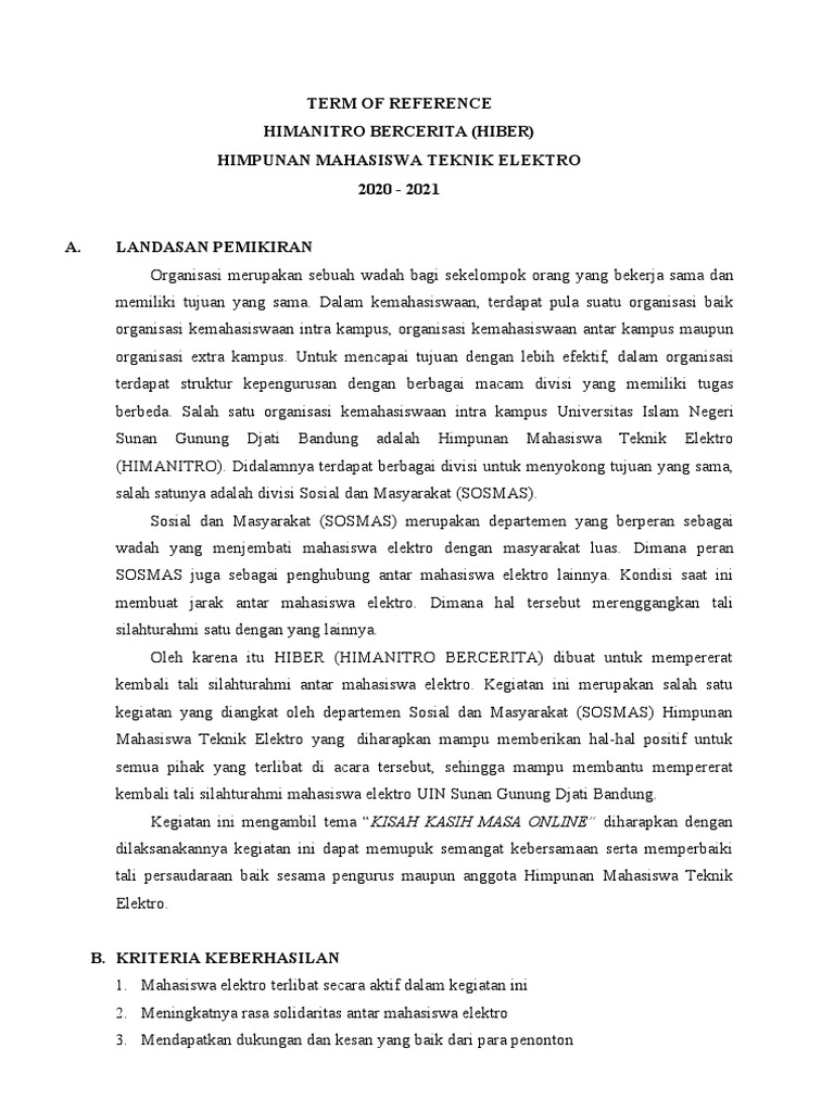 Tor Acara Hiber - Sosmas | PDF | Ilmu Sosial | Seni